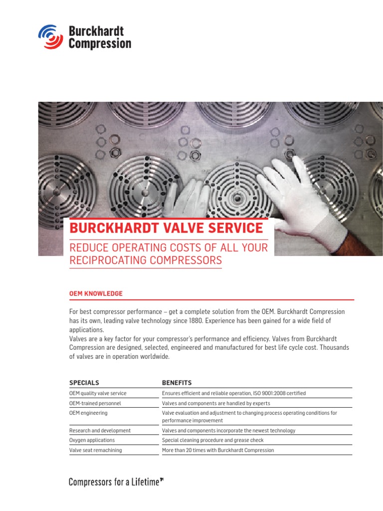 Burckhardt Valve Service: Reduce Operating Costs of All Your ...