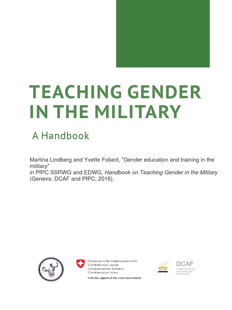 Teaching Gender in The Military: A Handbook | PDF | Nato | Gender