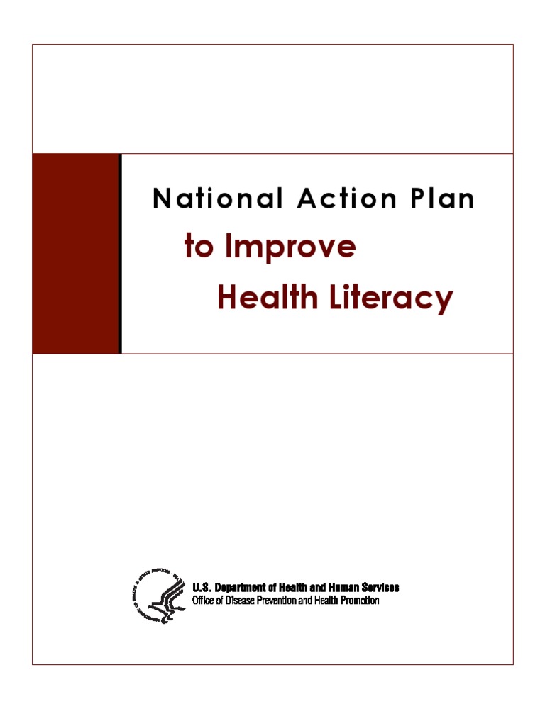 To Improve Health Literacy: National Action Plan | PDF | Literacy ...