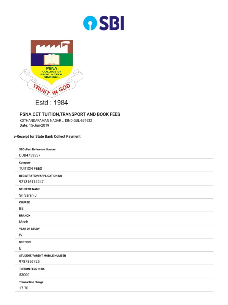 Https WWW - Onlinesbi.com Sbicollect Paymenthistory ...