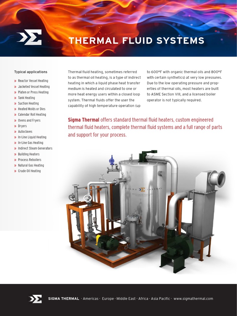 ST Thermal Fluid Heating Systems | PDF | Boiler | Building Insulation