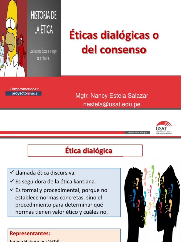 Ética Dialógica Consenso | PDF | Moralidad | Razón