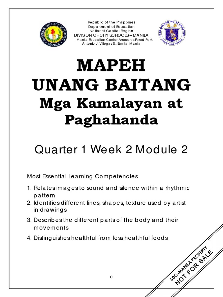 MAPEH 1 - Q1 - W2 - Mod2 | PDF