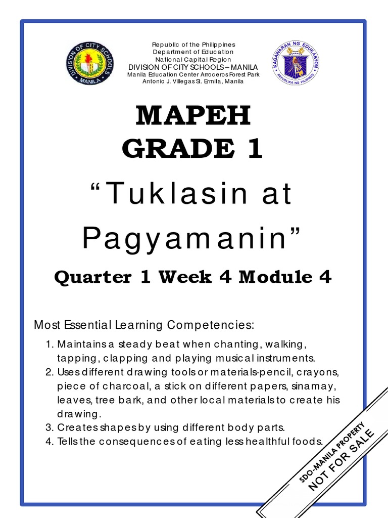 MAPEH 1 - Q1 - W4 - Mod4 | PDF