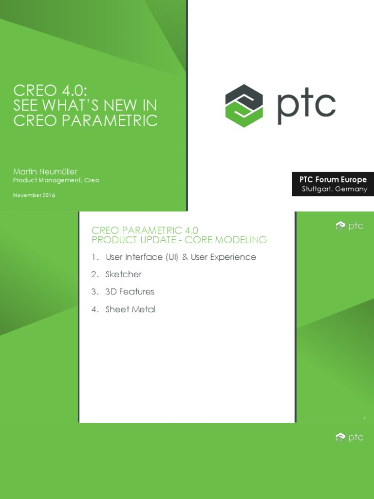 101 - Creo 4 - Whats New in Creo Parametric - Neumueller | PDF | Helix ...