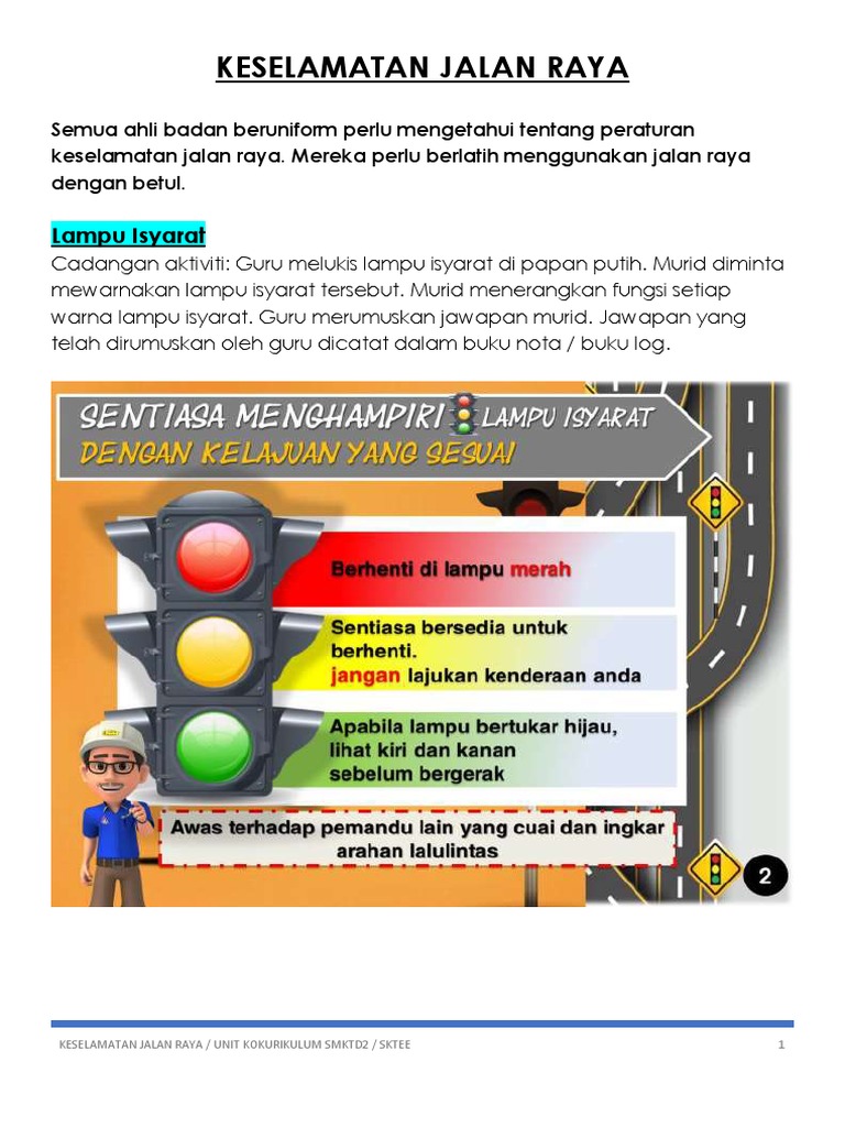Modul Keselamatan Jalan Raya (Badan Beruniform) | PDF