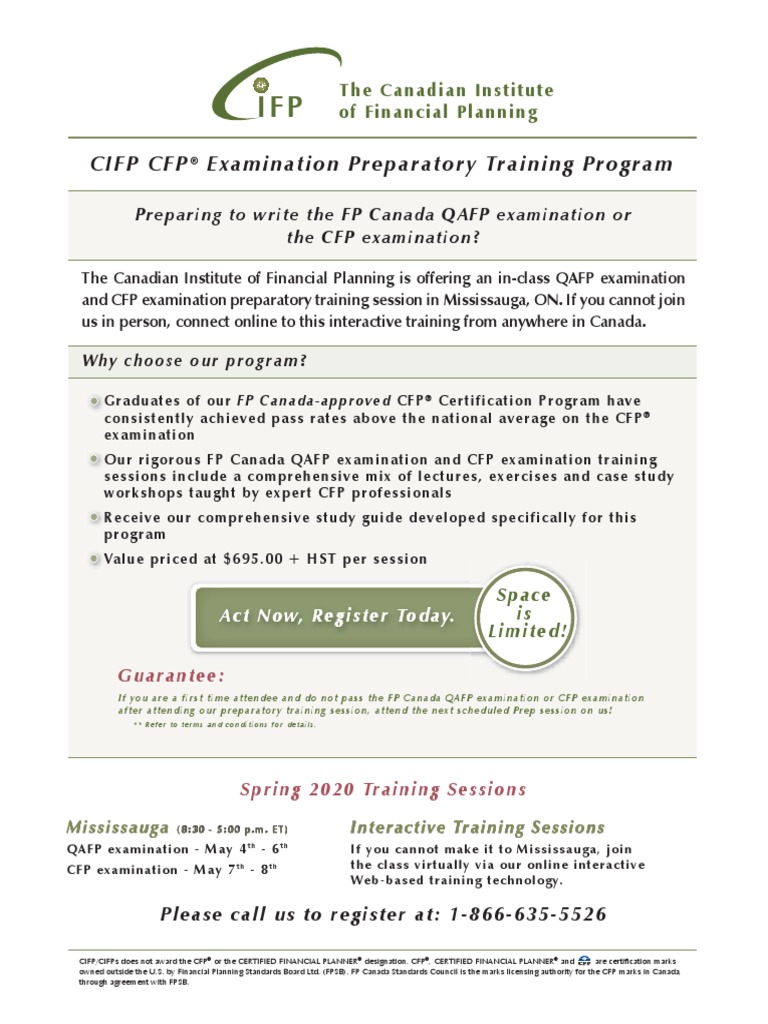 CIFP PreparatoryTrainingProgram PDF | PDF | Test (Assessment) | Cognition