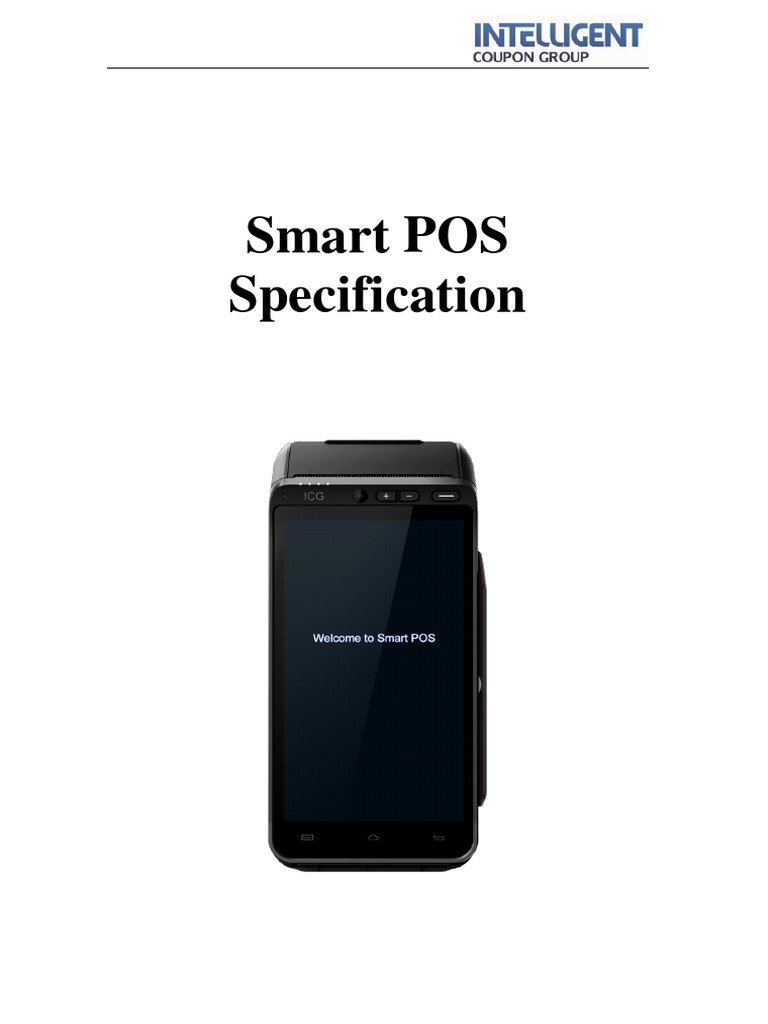 SmartPOS Technical Specifications PDF | PDF | Smart Card | Electronics