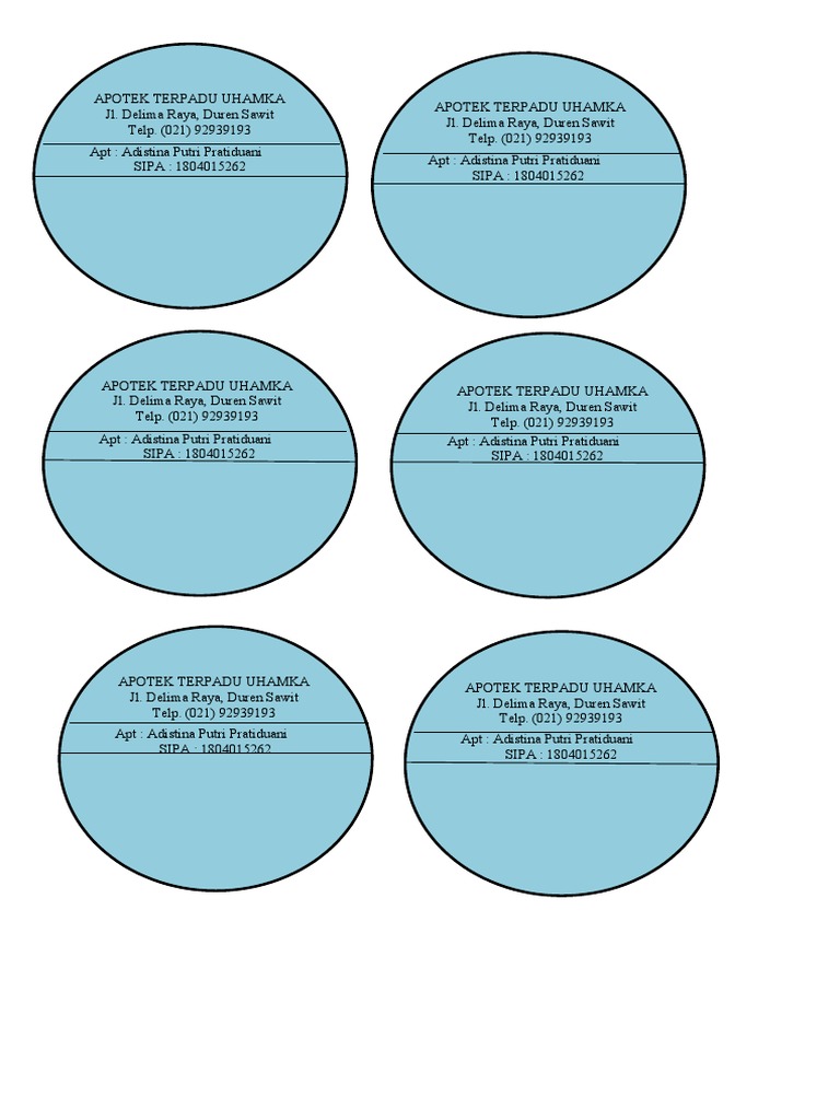 Etiket Biru Bedak | PDF