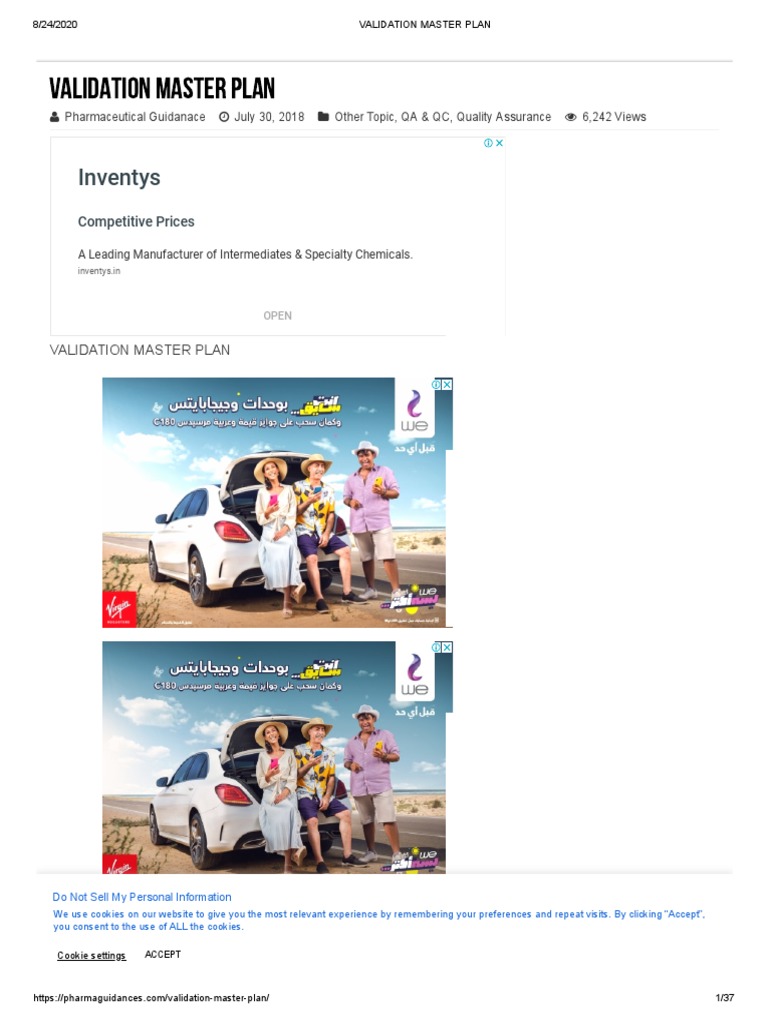 Validation Master Plan | Download Free PDF | Verification And ...