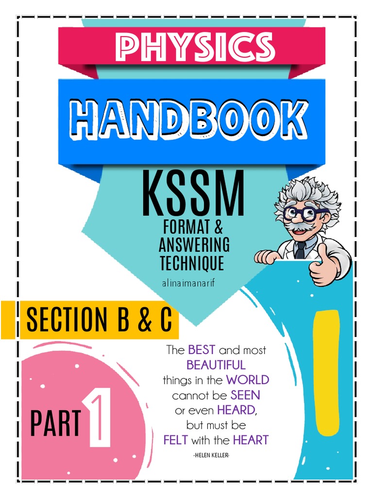 Physics Handbook KSSM2020 - Part 1 PDF | PDF | Force | Momentum