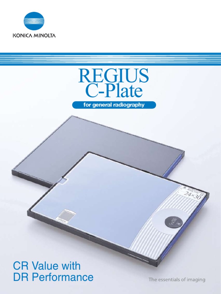REGIUS C-Plate For General Radiography | PDF | Radiography | X Ray