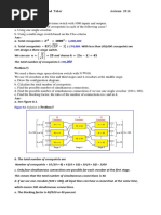 Multi Stage Space-Division Switching Solved Problems PDF | PDF | Computing | Computer Engineering