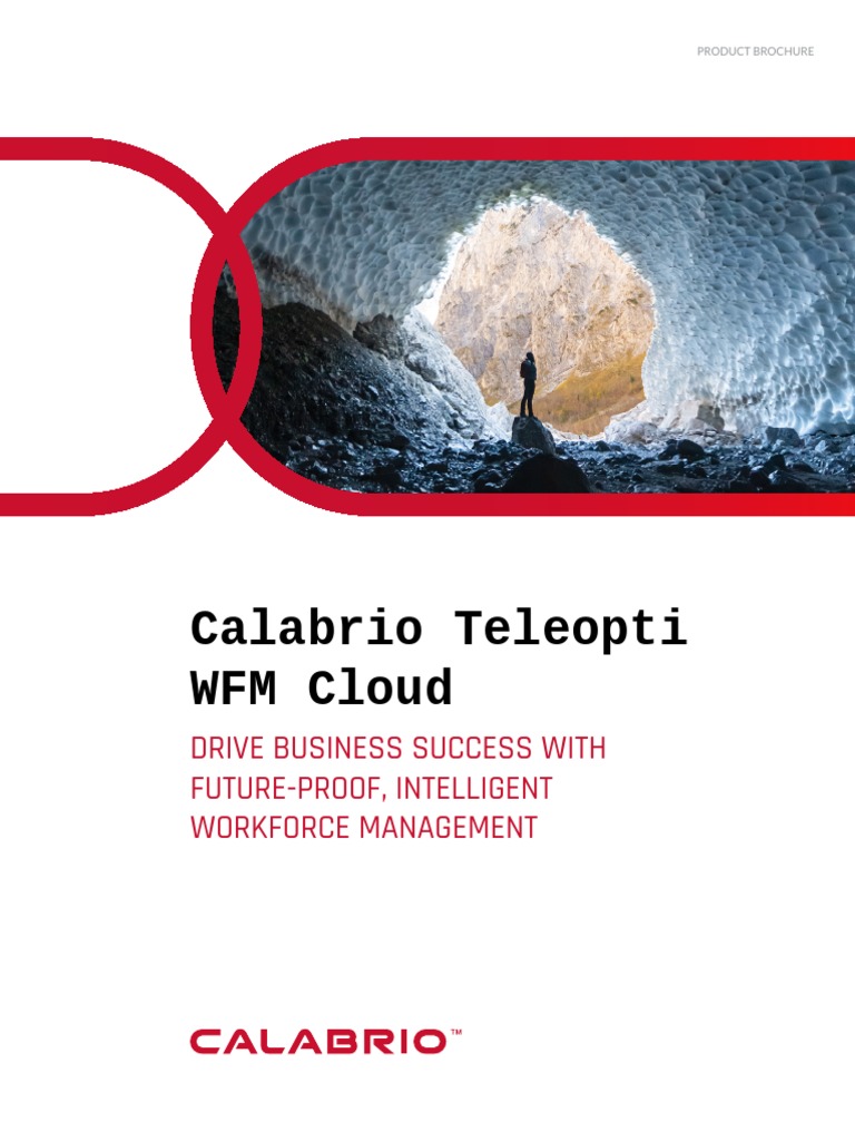 Calabrio Teleopti WFM - Datasheet | Download Free PDF | Cloud Computing ...