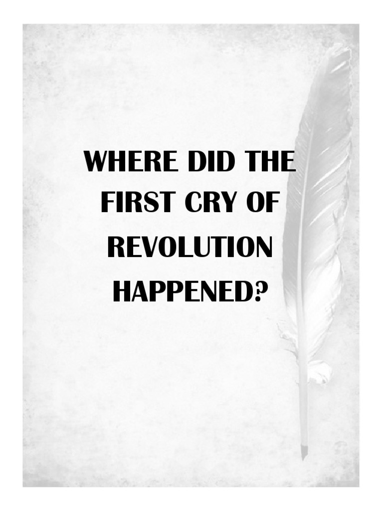 The First Cry of Revolution Explained | PDF | Social Science | History