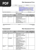 Lathe Machine Risk Assessment | PDF | Risk | Safety