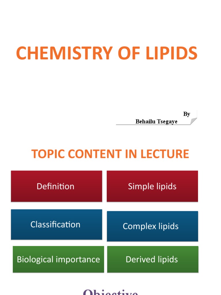Chemistry of Lipids | PDF | Lipid | Lipoprotein