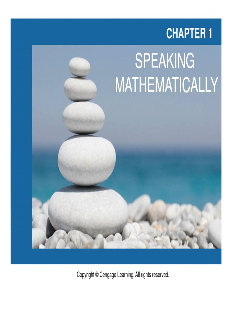 Speaking Mathematically Speaking Mathematically | PDF | Set (Mathematics) | Mathematical Logic