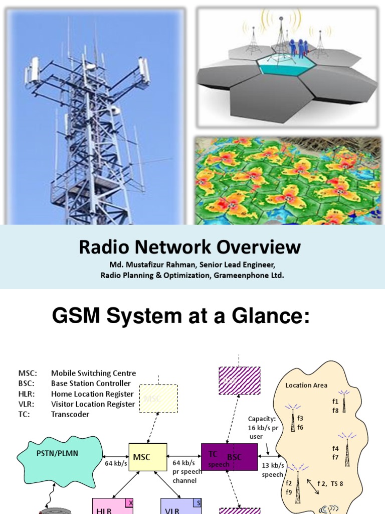 Radio Network Overview: Md. Mustafizur Rahman, Senior Lead Engineer ...