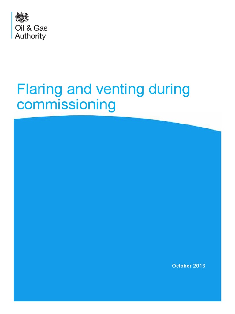 Flaring and Venting During Commissioning: October 2016 | PDF ...