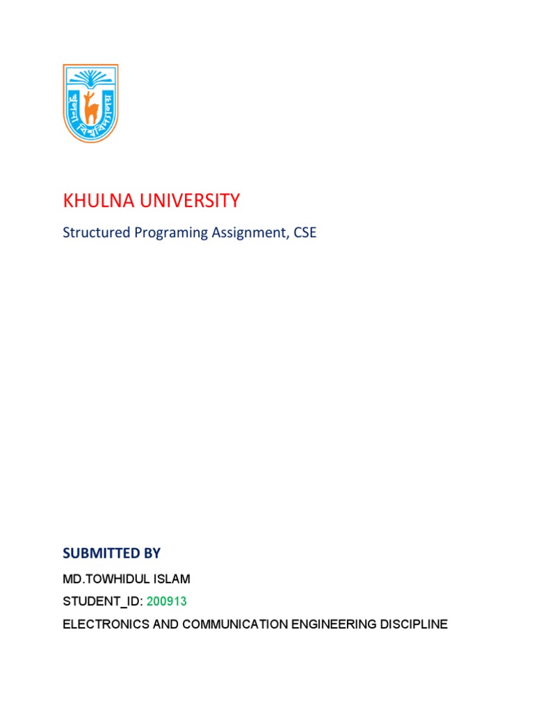 Cse 2nd Assignment | PDF | Summation | Integer (Computer Science)