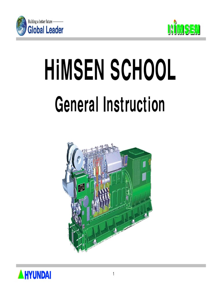 HiMSEN General Instruction PDF | PDF | Turbocharger | Engines