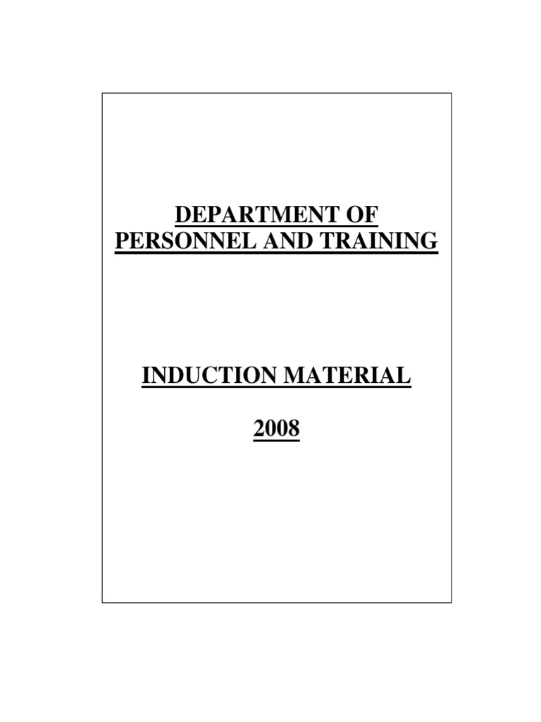 All About DoPT | PDF | Government Of India | Politics Of India