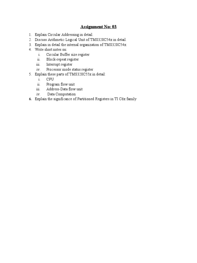 Assignment No 3 | PDF