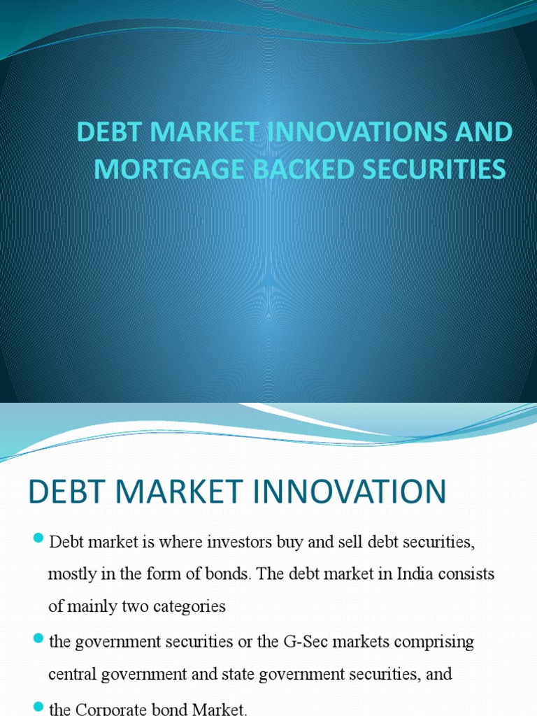 Innovations in India's Debt Market | PDF | Bonds (Finance) | High Yield ...