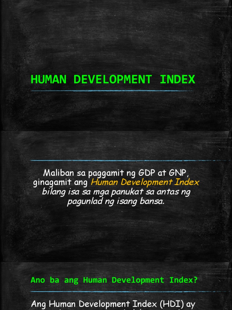 Human Development Index | PDF