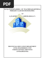 Extra Over Items Cost Analysis Guide | PDF | Brick | Masonry