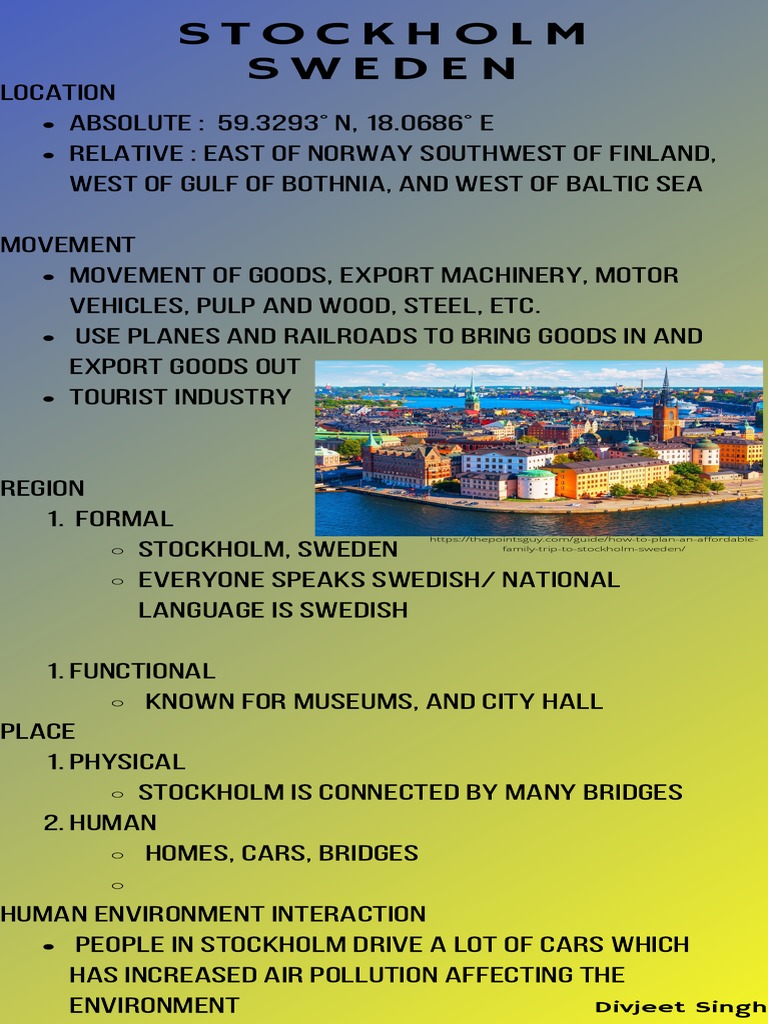 Stockholm Sweden | PDF