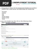 uFiling System User Guide | PDF | Employment | Unemployment Benefits