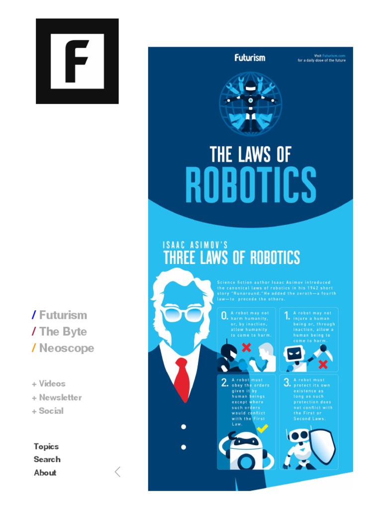 The Laws of Robotics (INFOGRAPHIC) | PDF