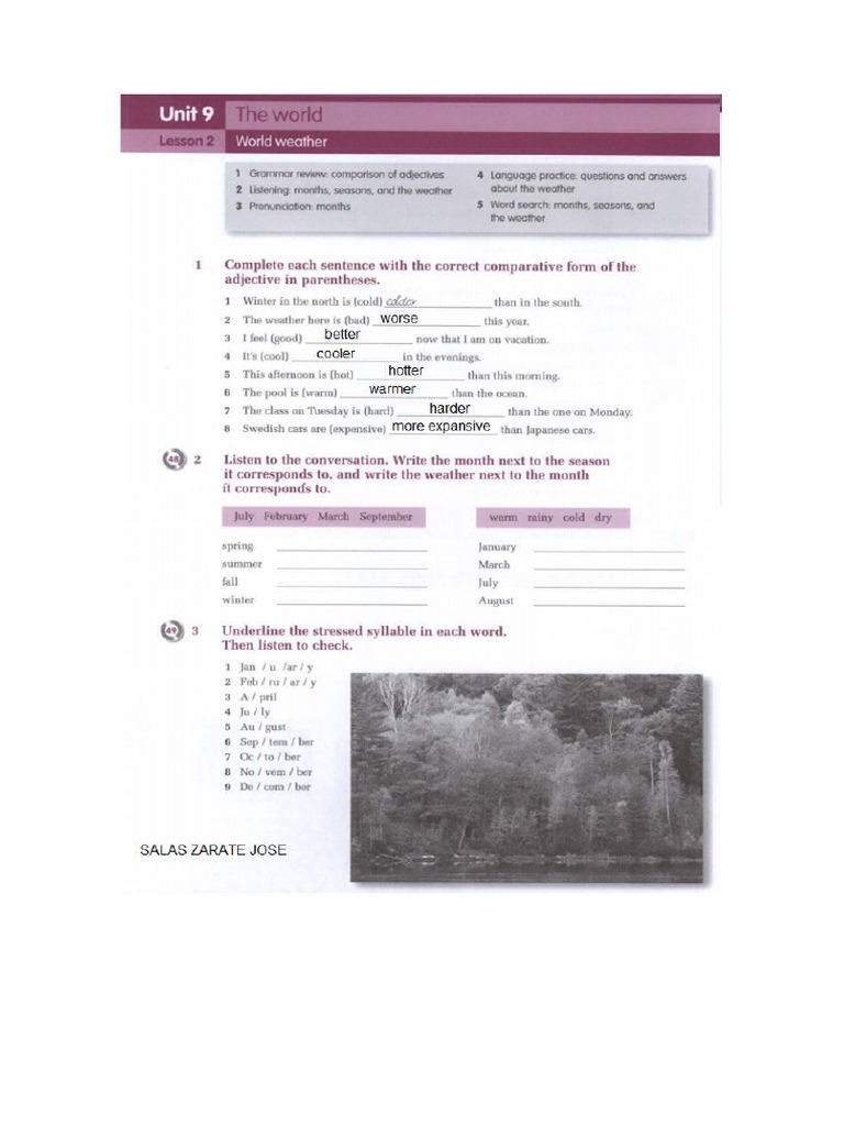 Unit 9 Lesson 2 | PDF