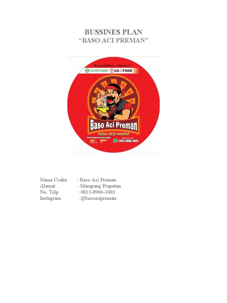 Membangun Bisnis Baso Aci yang Berkelanjutan | PDF