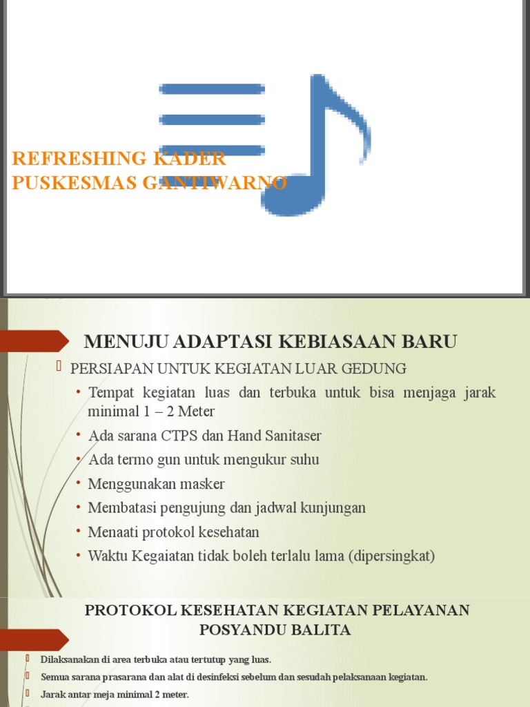 Materi Refreshing Kader 2020 | PDF | Pengembangan Diri | Kesehatan Holistik