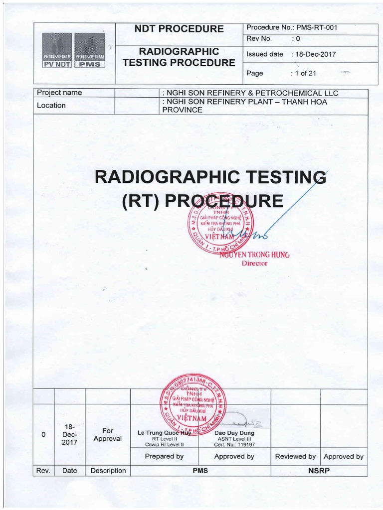 PMS RT Procedure | PDF