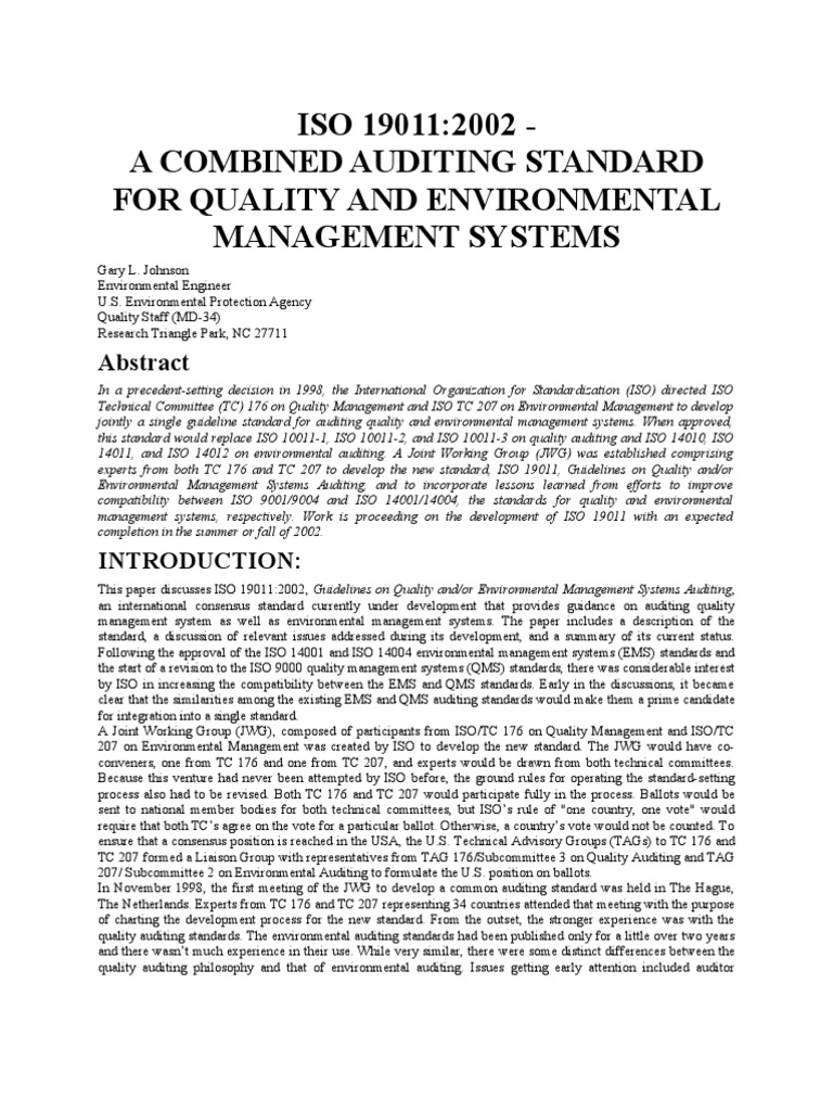 ISO19011 | PDF | International Organization For Standardization ...