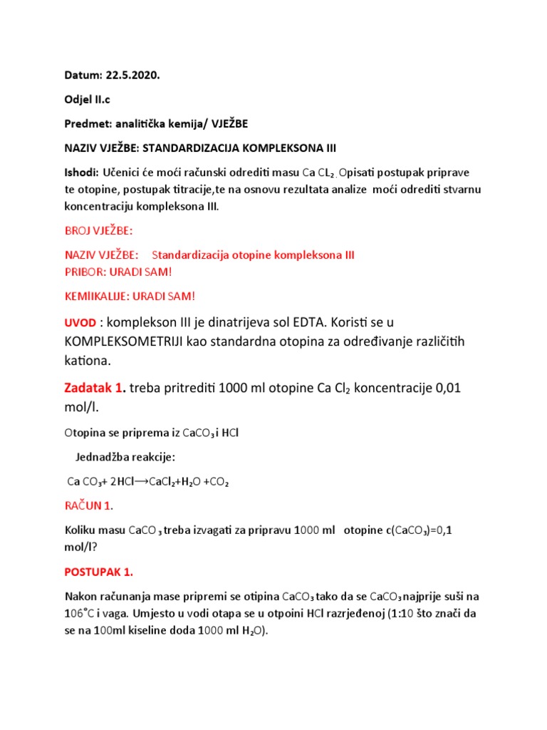 Kompleksni Spojevi | PDF