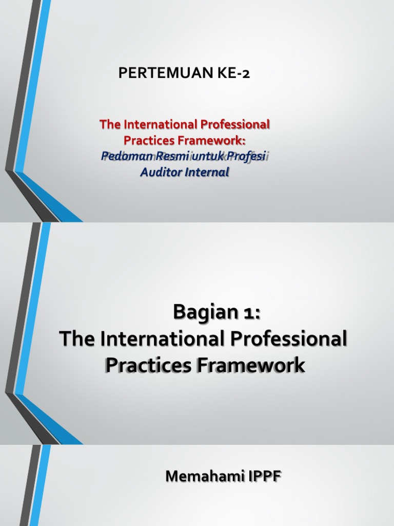 Pedoman IPPF untuk Auditor Internal | PDF | Karier & Perkembangan | Bisnis