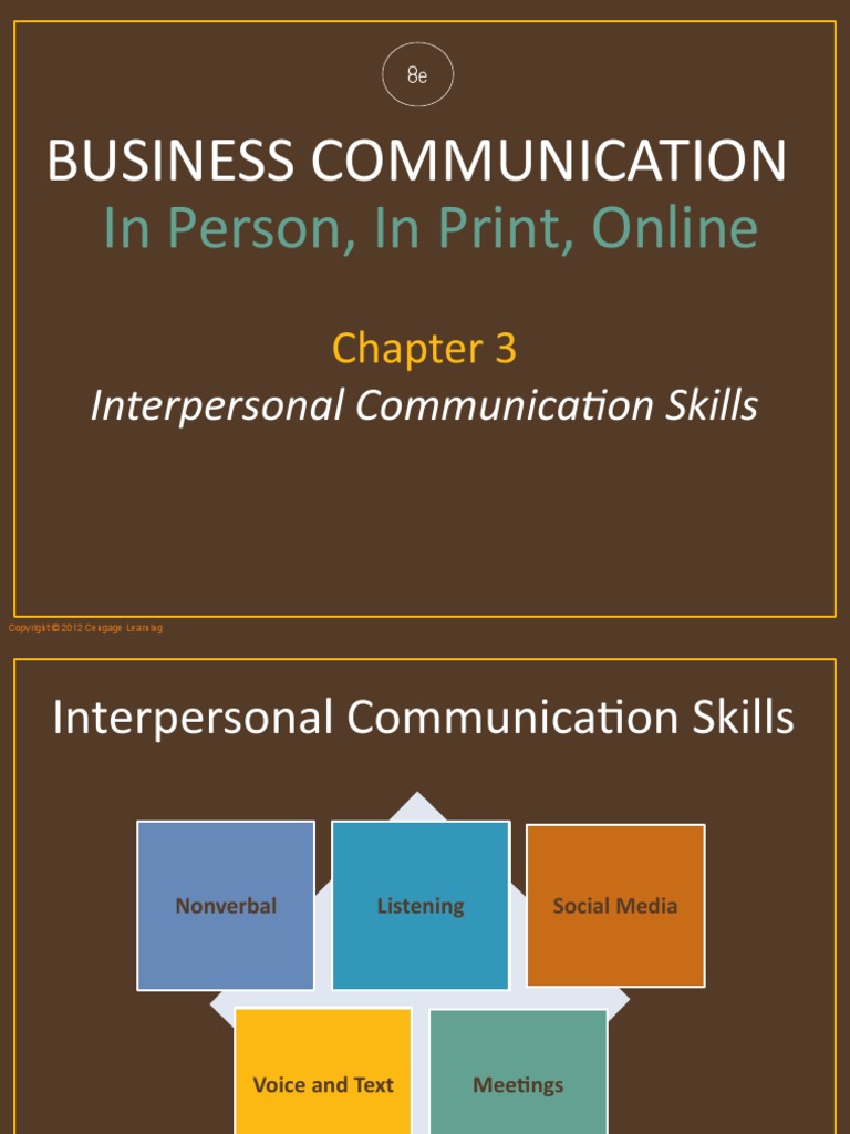 Business Communication: in Person, in Print, Online | PDF | Nonverbal ...