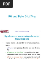 Byte Bit Stuffing Notes | PDF | Computer Network | Internet Protocol Suite