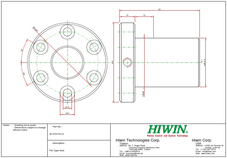 Hiwin Corp. Hiwin Technologies Corp.: Usa: Taiwan | PDF