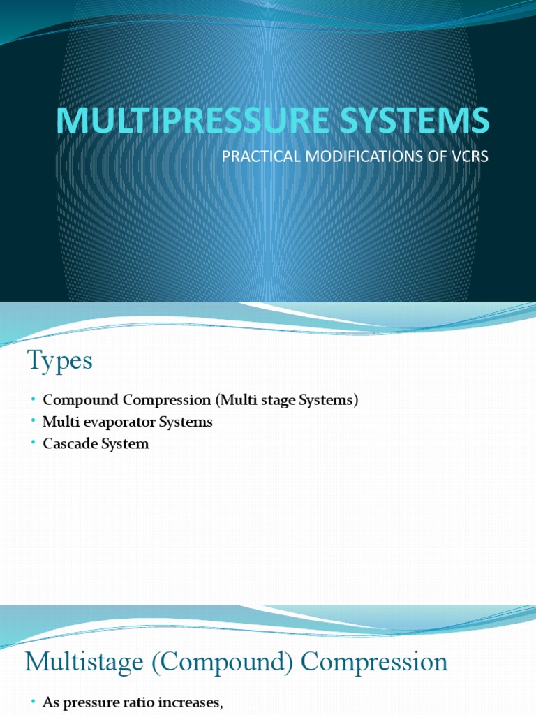 Multipressure Systems: Practical Modifications of Vcrs | PDF