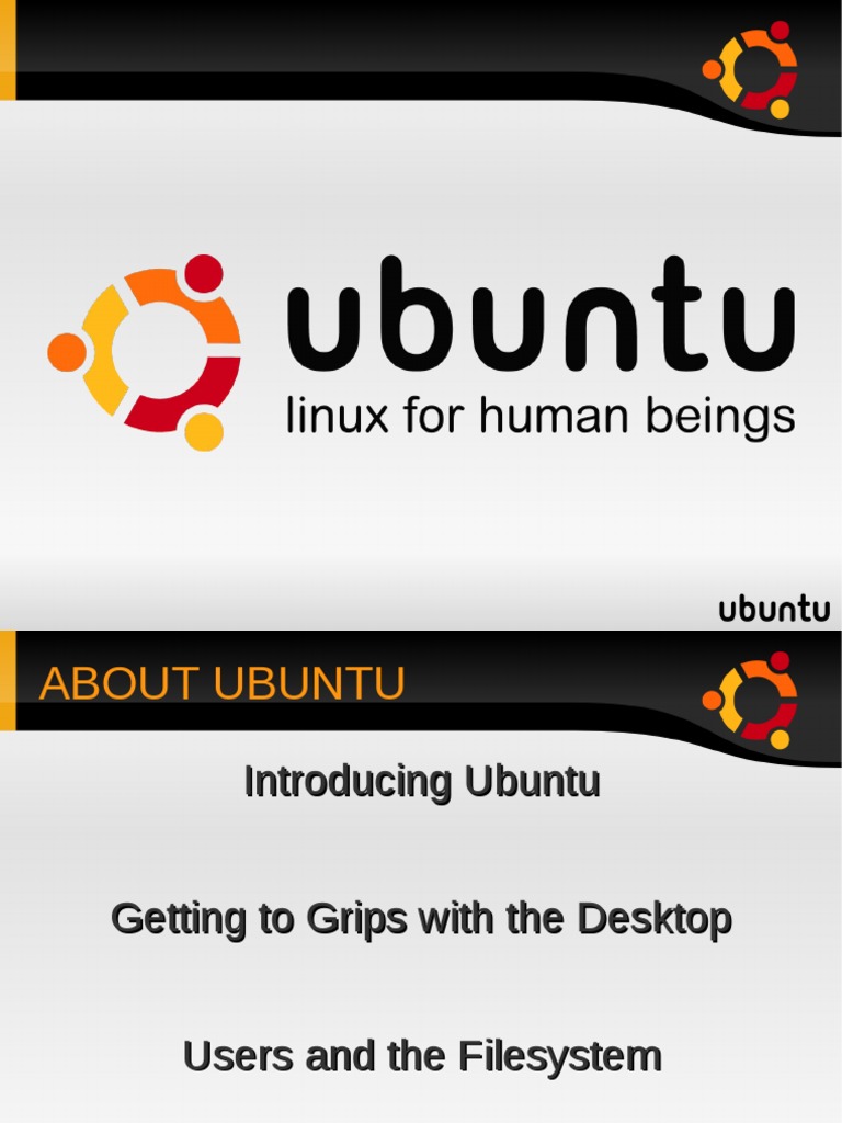 Introduction To Ubuntu PDF | Download Free PDF | Icon (Computing ...