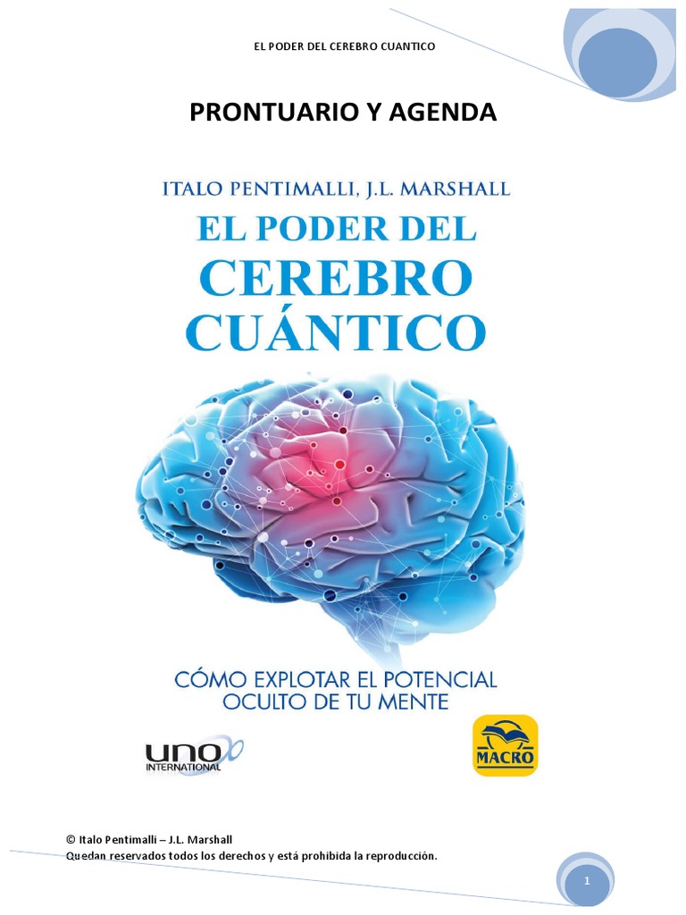 El Poder Del Cerebro Cuantico Prontuario Agenda | PDF