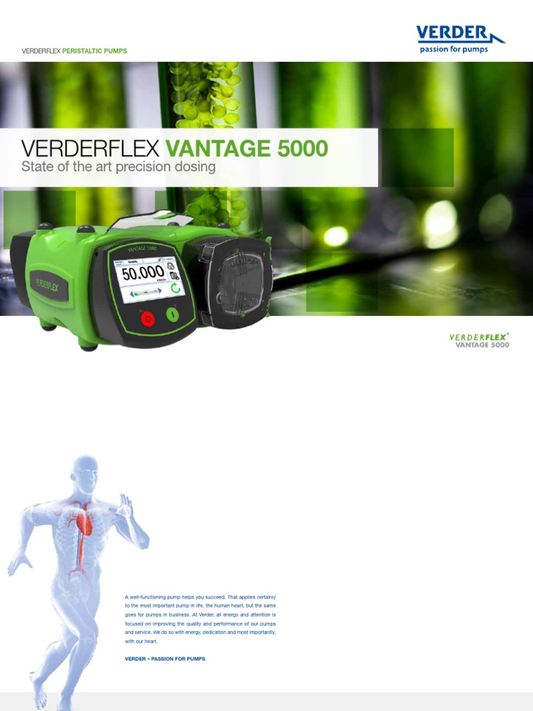 Verderflex Vantage5000 INT English Brochure | PDF | Pump | Programmable ...