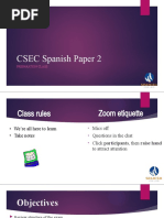 CSEC French Paper One Answers | PDF