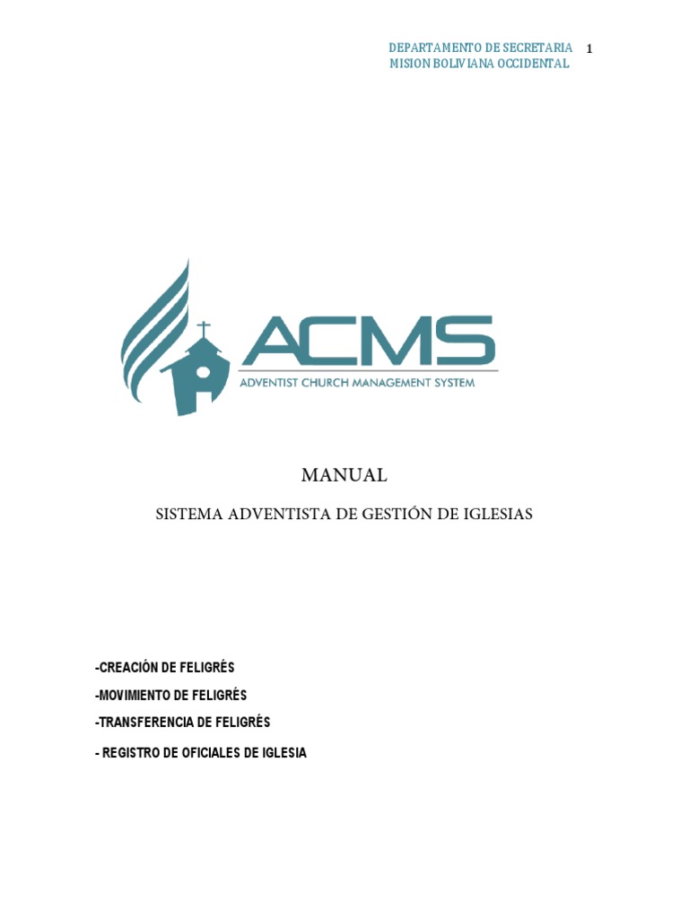 Guía de Uso Acms | PDF | Religión y creencia